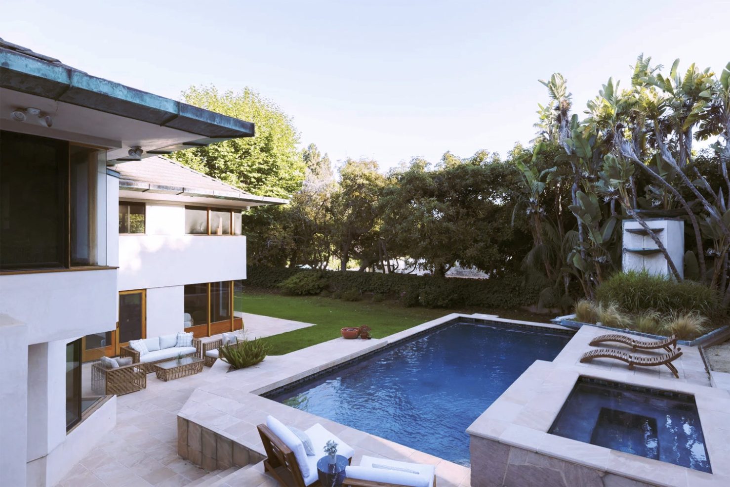 Peek into a Malibu home designed by Lloyd Wright for a composer - The ...