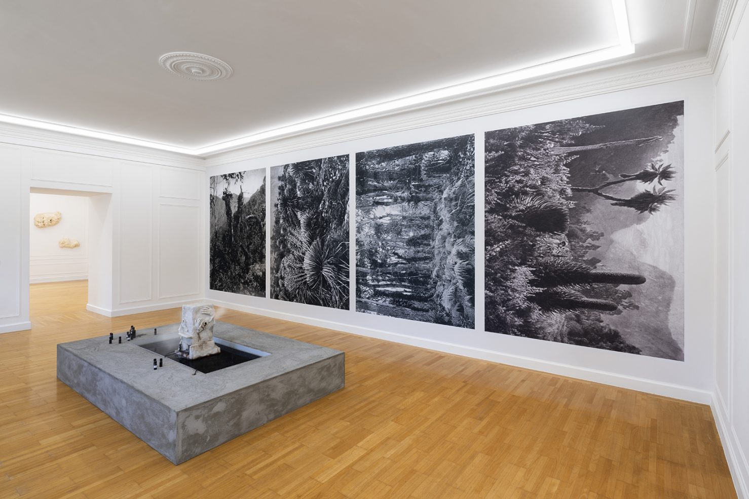 An inflatable acropolis pops up inside Bally Foundation’s Villa Heleneum