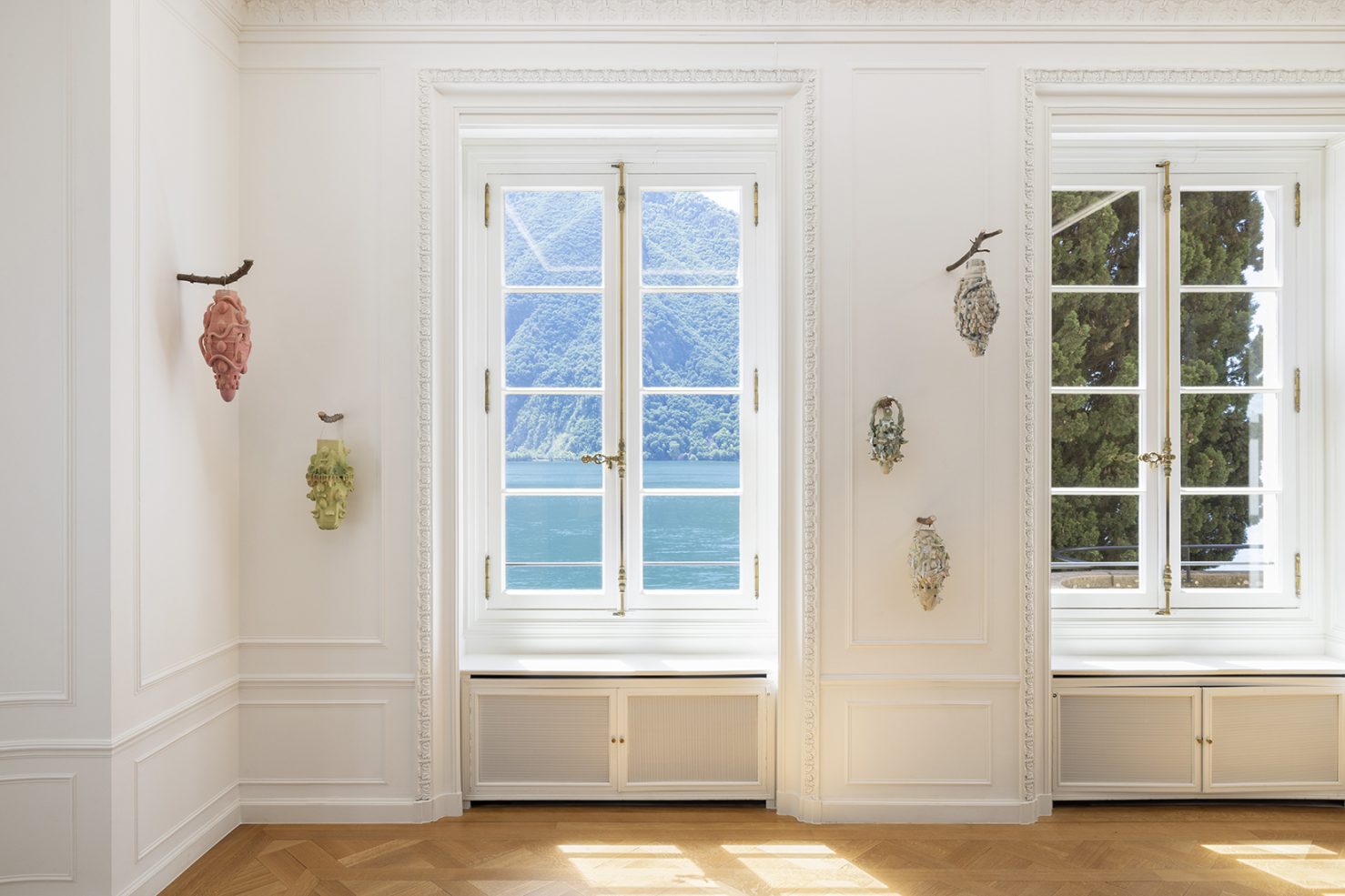 An inflatable acropolis pops up inside Bally Foundation’s Villa Heleneum