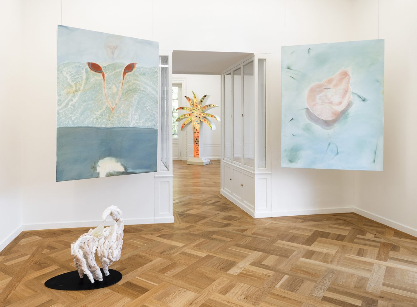 An inflatable acropolis pops up inside Bally Foundation’s Villa Heleneum