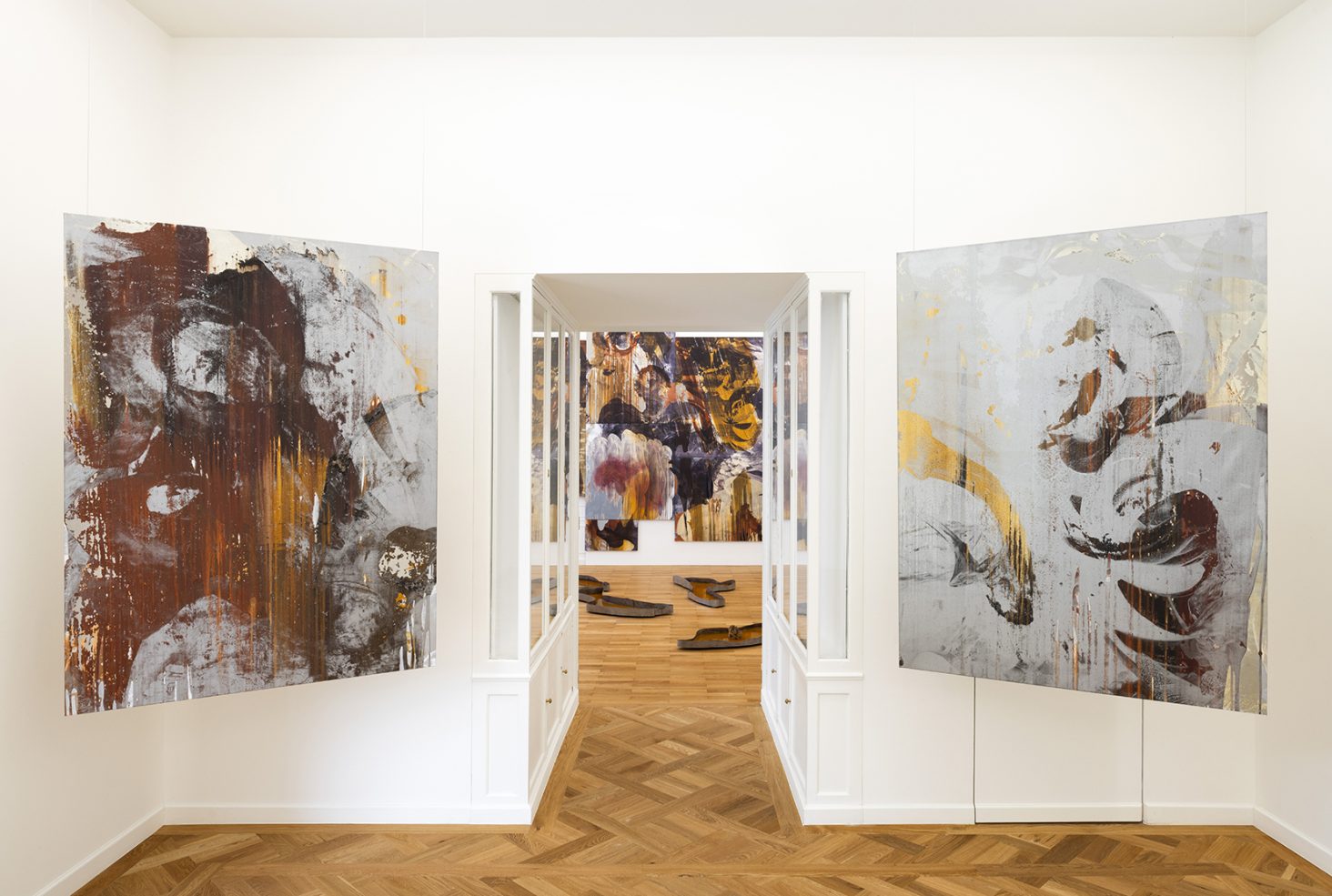 An inflatable acropolis pops up inside Bally Foundation’s Villa Heleneum