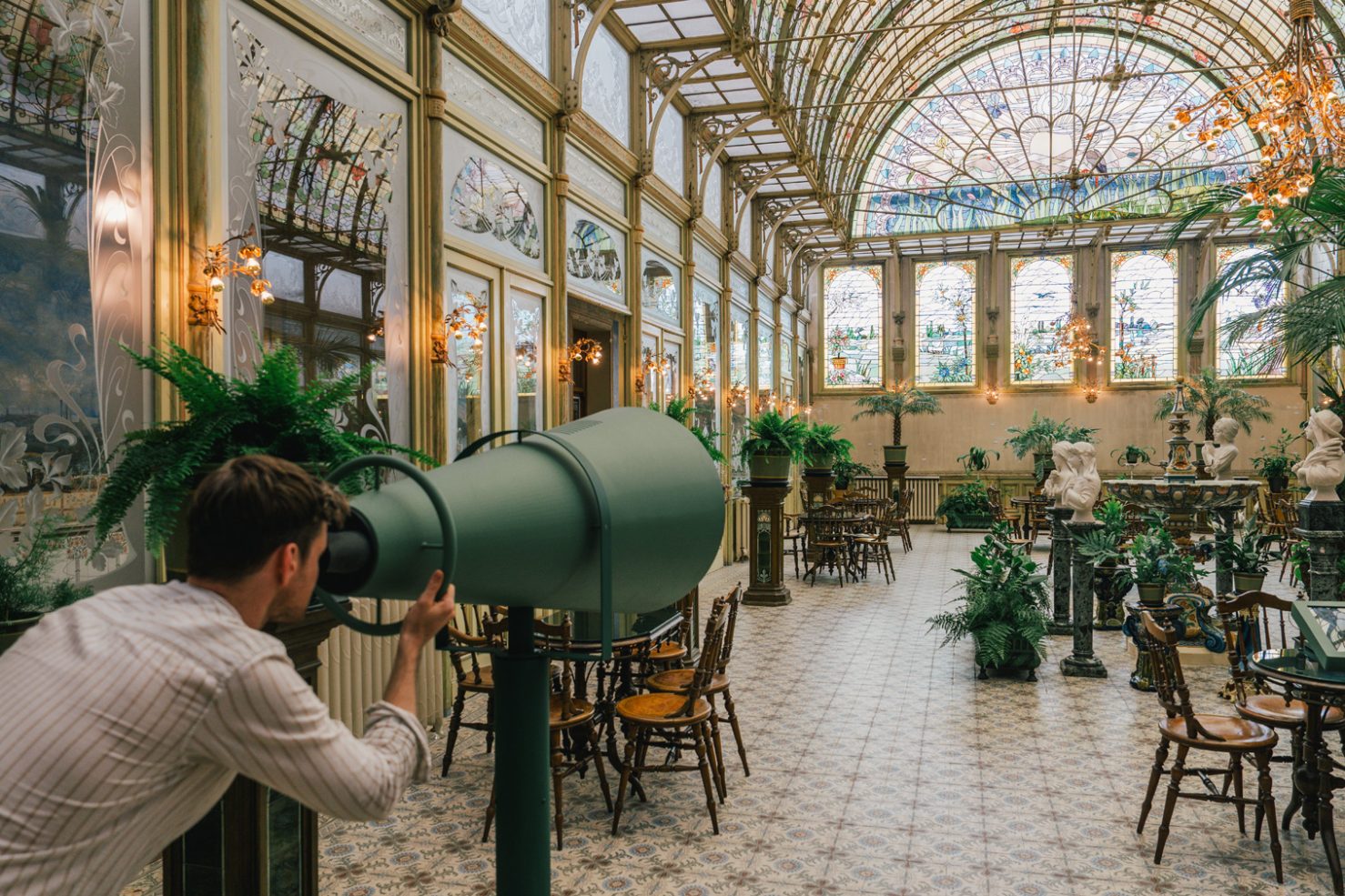 The art nouveau Winter Garden is a hidden gem in small-town Flanders ...