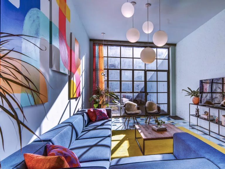 Rent a colourful Bushwick carriage house by Jorge Pardo - The Spaces