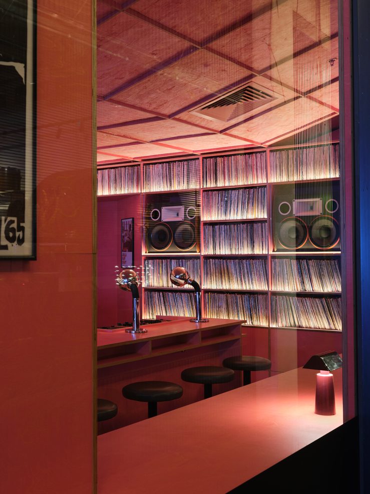 New Sydney listening bar JAM is designed like a giant speaker - The Spaces