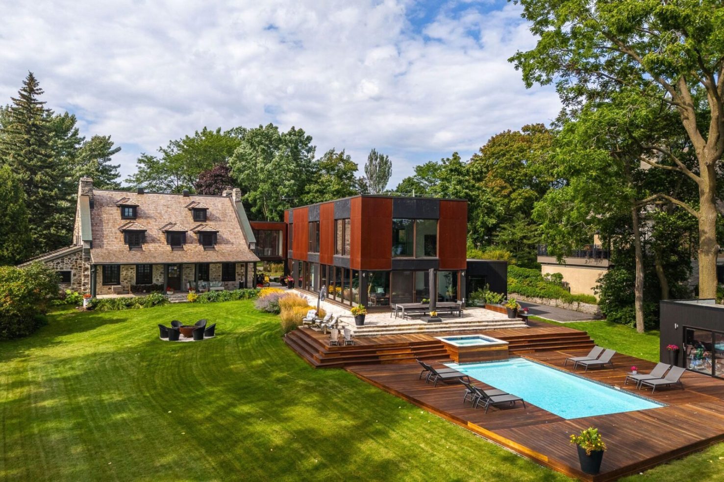 This lakefront Quebec home fuses heritage and modern design - The Spaces