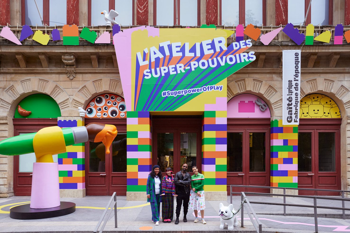 LEGO opens a kids' art gallery called Superpower Studios - The Spaces