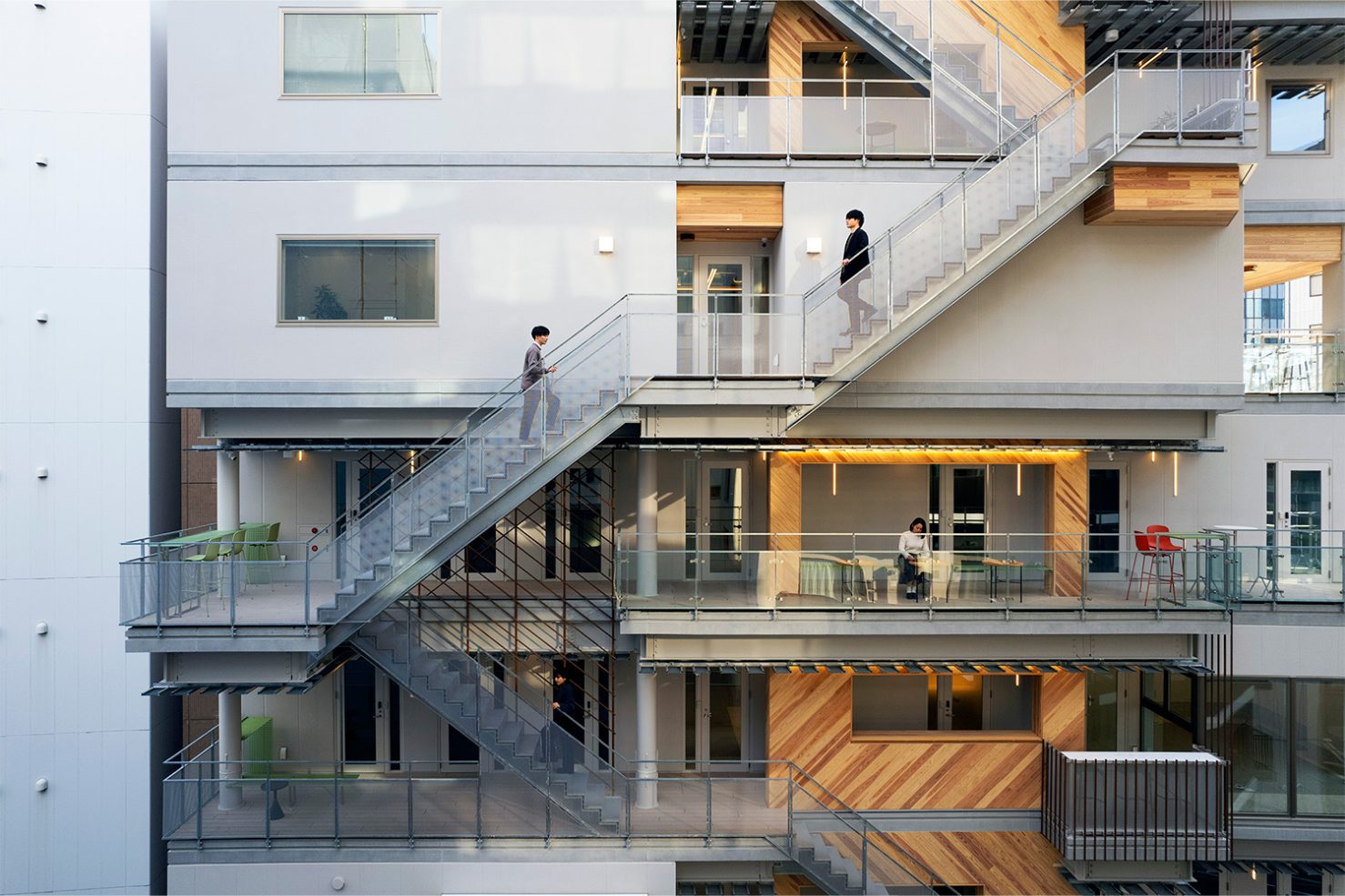 This Tokyo coworking space has an exoskeletal design