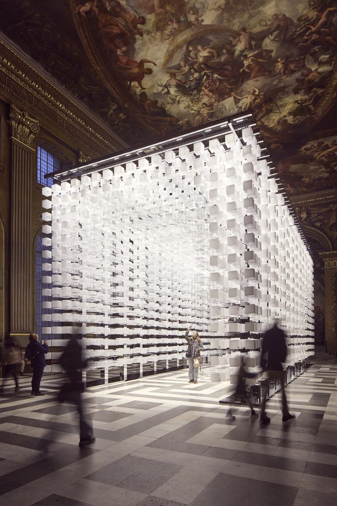 Melek Zeynep Bulut builds a ghostly threshold inside London’s Painted Hall - The Spaces