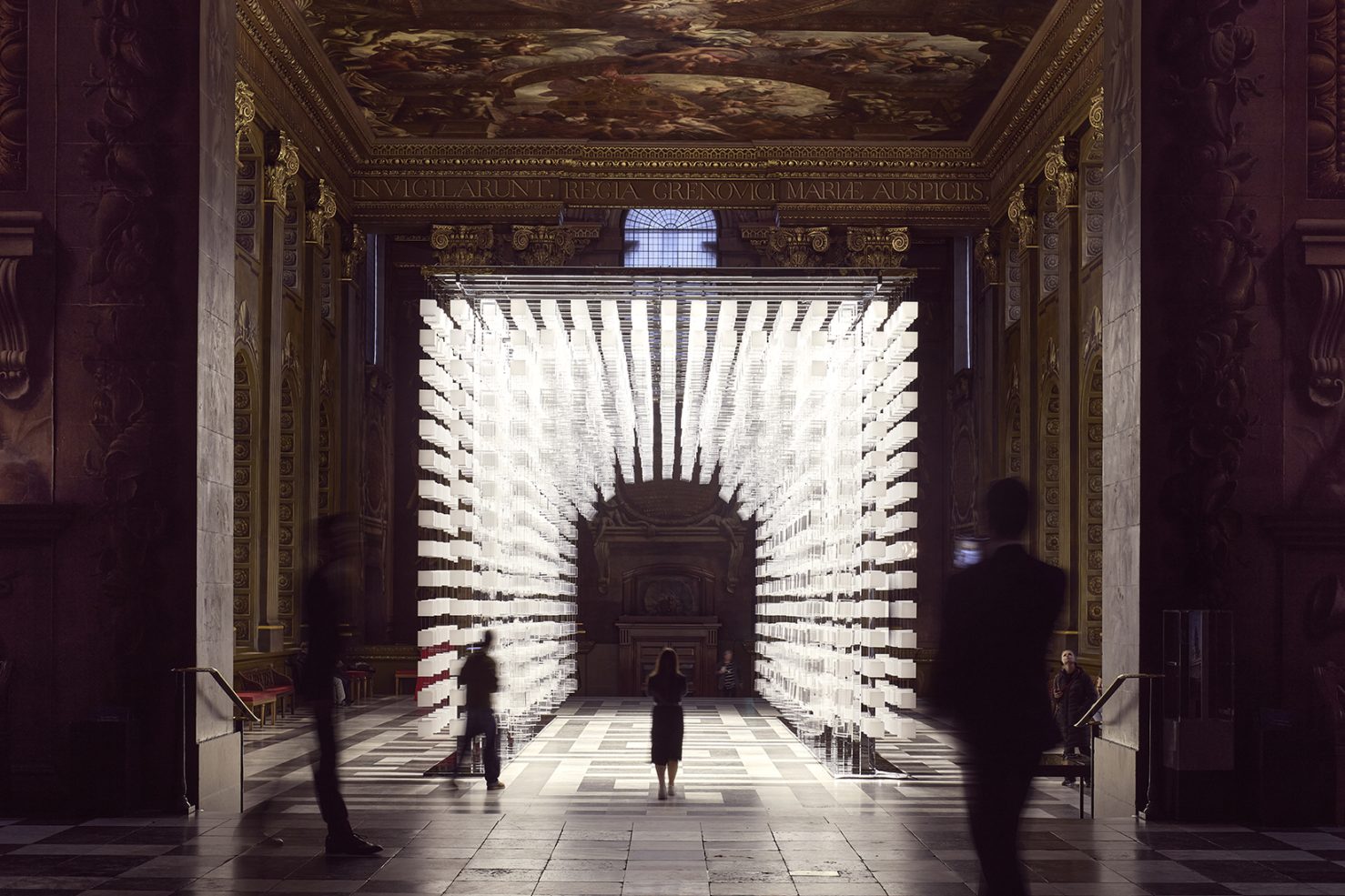 Melek Zeynep Bulut builds a ghostly threshold inside London’s Painted Hall - The Spaces