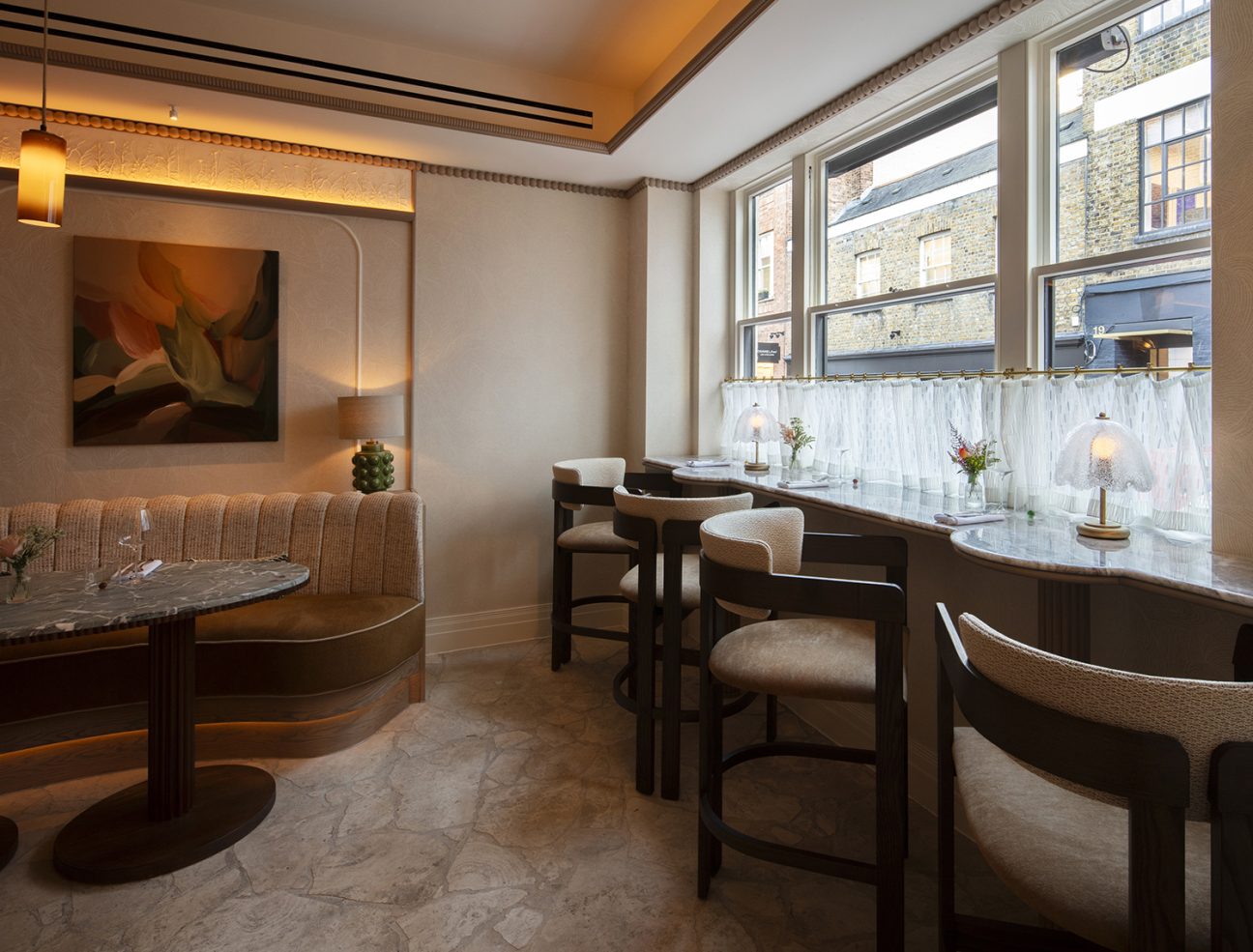 A new London hideaway transports diners into the woods - The Spaces