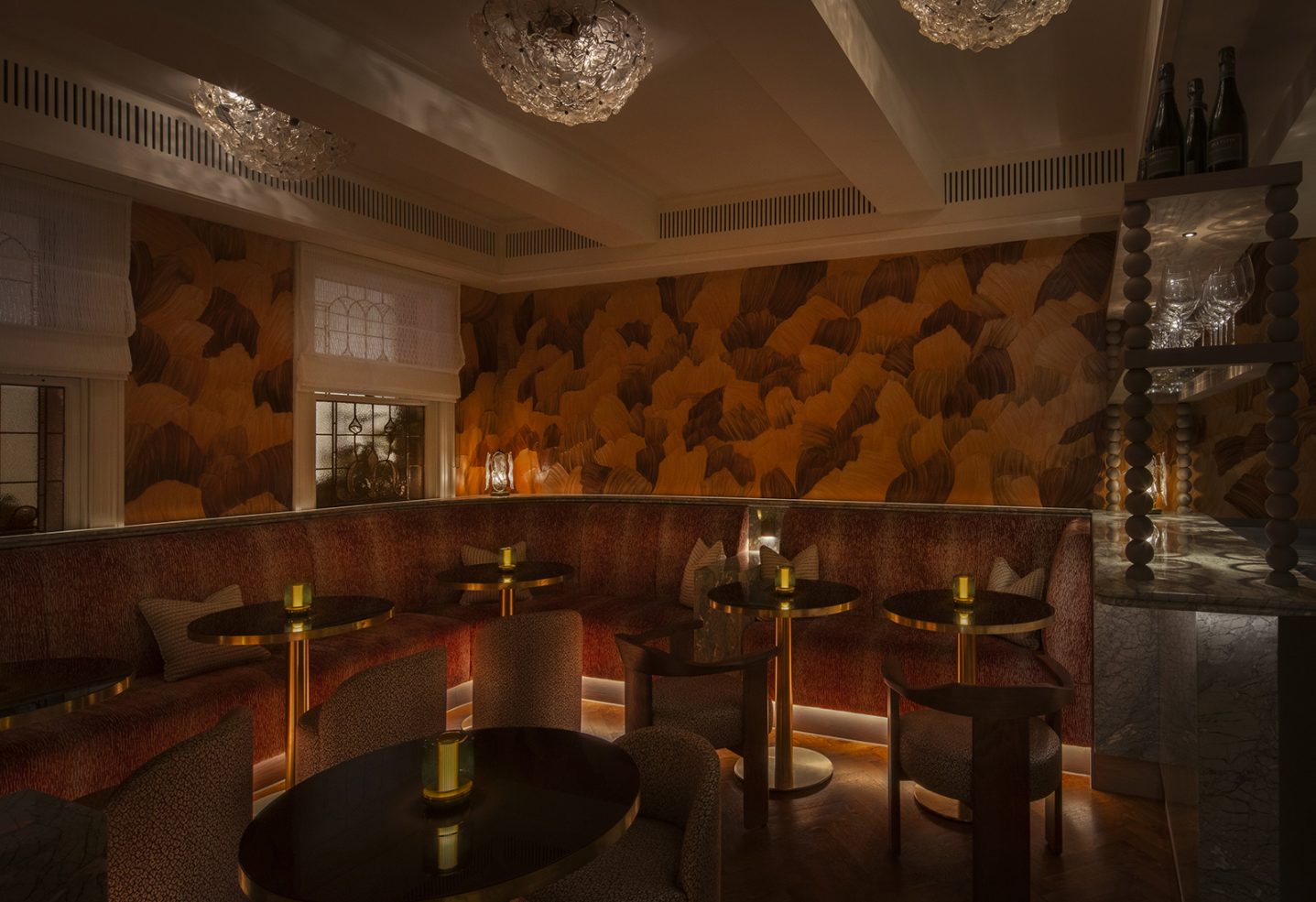 A new London hideaway transports diners into the woods - The Spaces