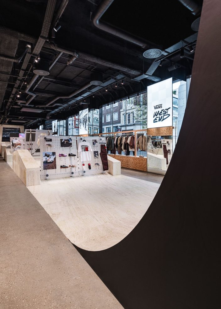 Vans revamps its West London flagship store as a skatepark - The Spaces