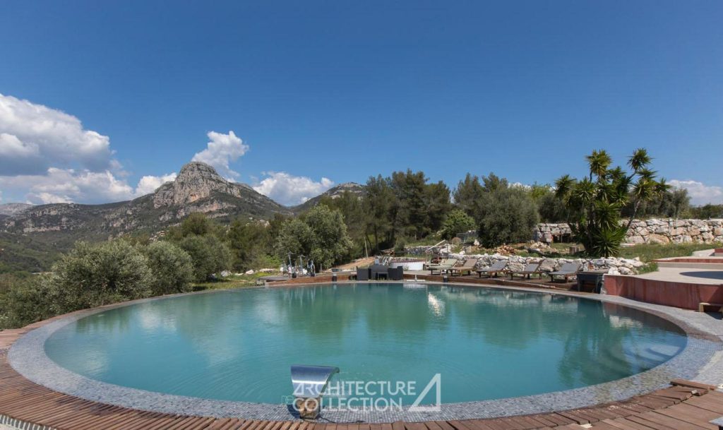 In the Côte d'Azur, an iconic bubble house ripples across a mountaintop ...