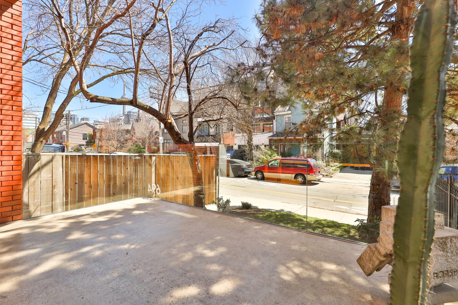 This striking brick townhouse in Toronto’s Trinity Bellwoods is a ...