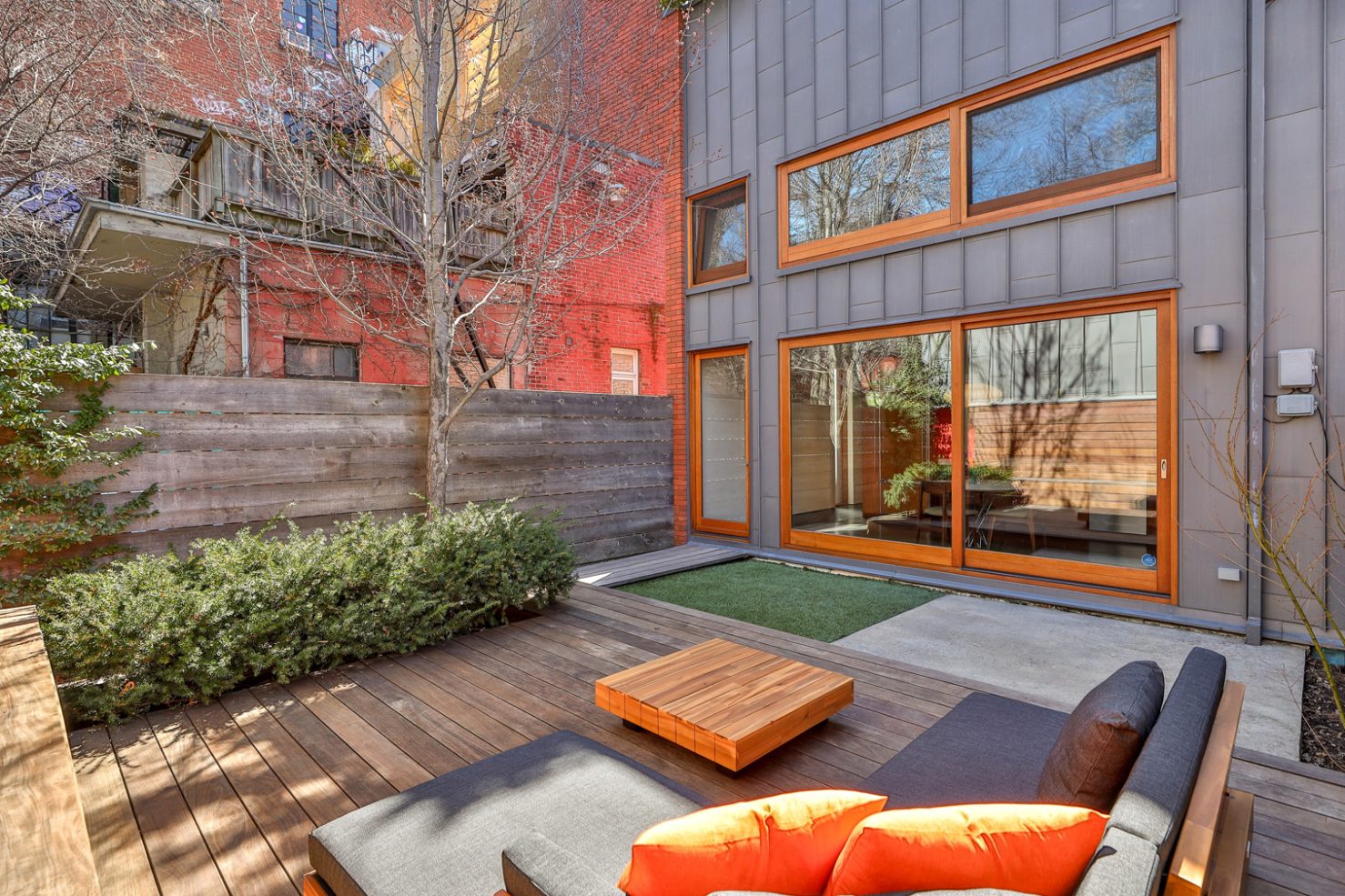 This striking brick townhouse in Toronto’s Trinity Bellwoods is a ...