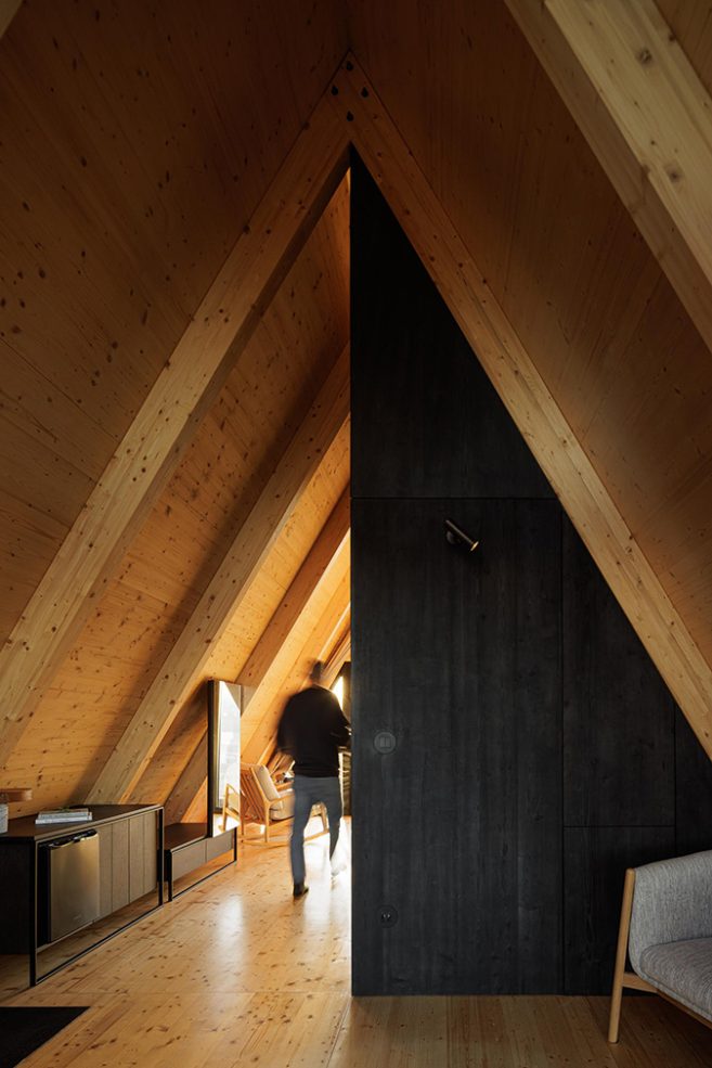 Three new mountain cabins 'A-frame' the Portugal wilderness - The Spaces