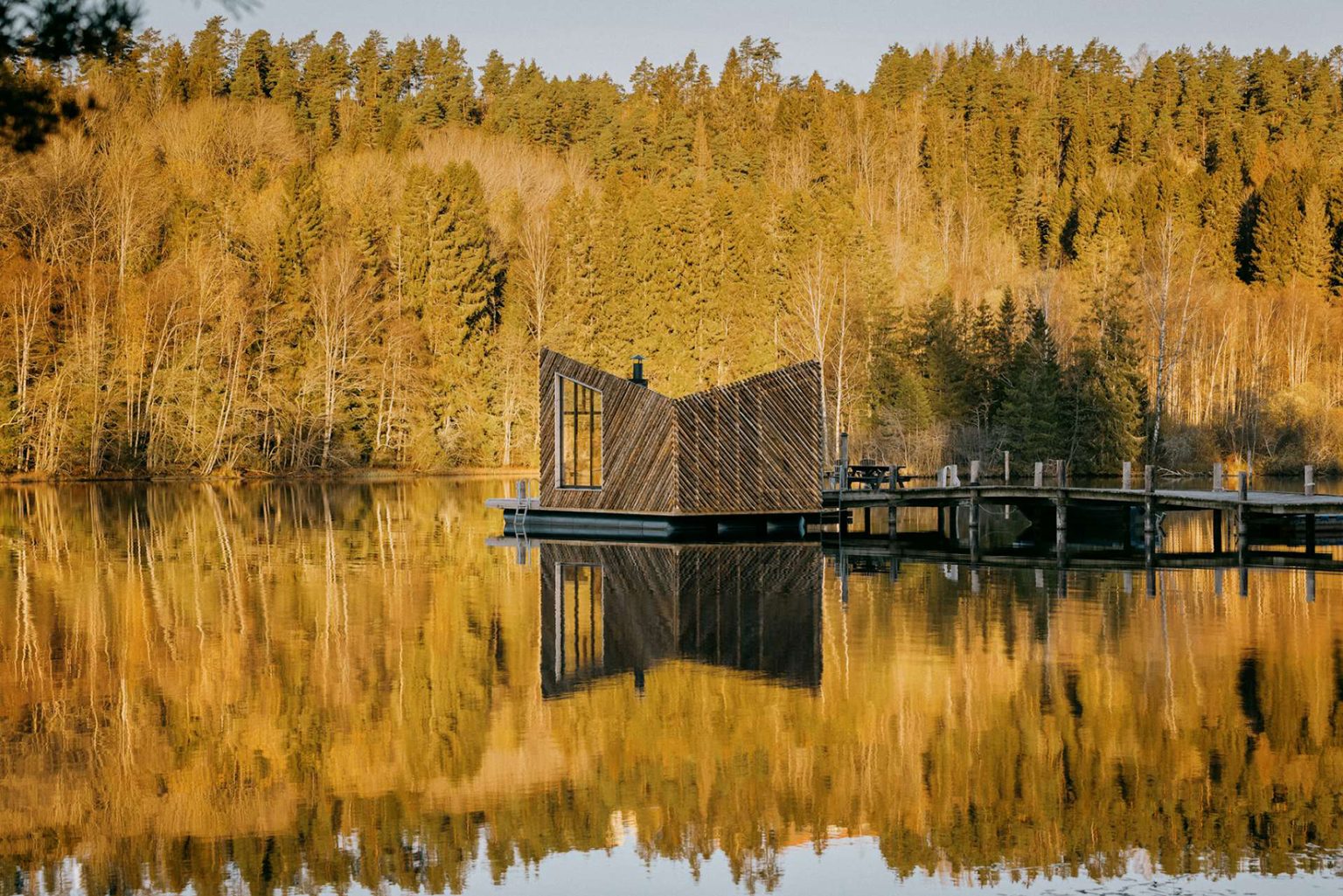Cabins, but make them floating - The Spaces