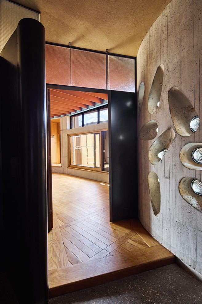 Two properties in Peter Salter's architectural village hit the market ...